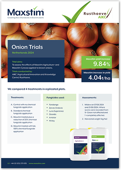 Growing Onions | Maxstim Ltd